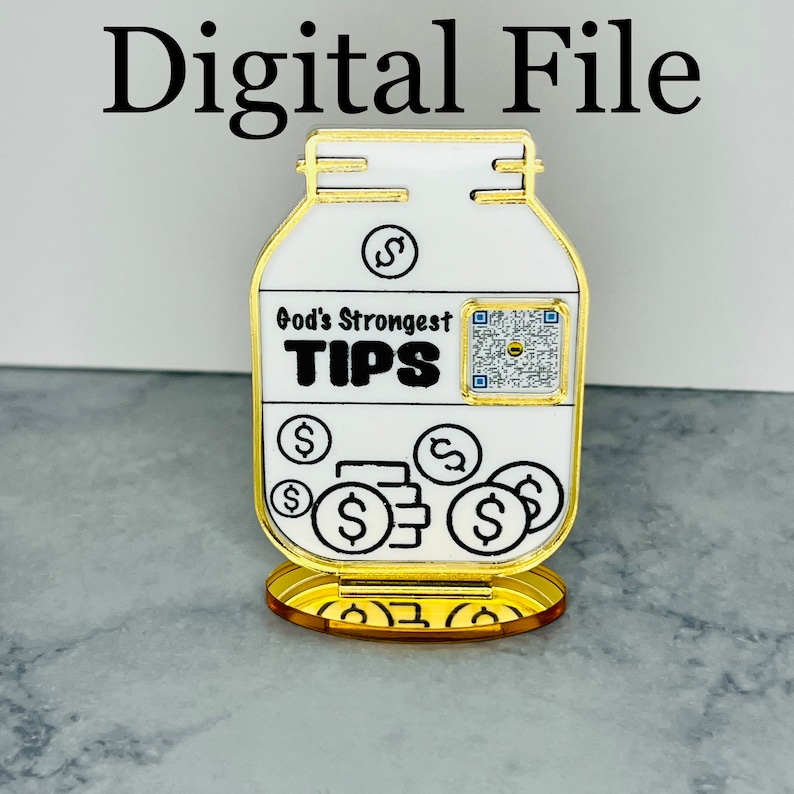 Digital File | QR Code Tip Jar | Event Payment Sign | Scannable QR Code ...
