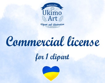 Commercial License for 1 Clipart Set OR 1-5 Individual Graphics ...