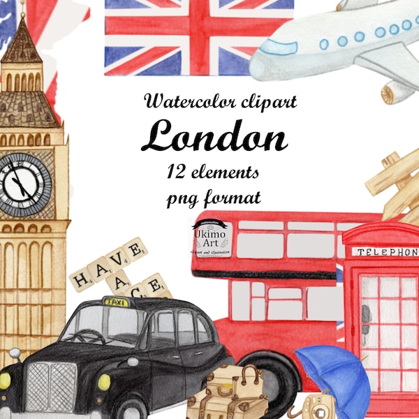 London Bus Clipart - Etsy