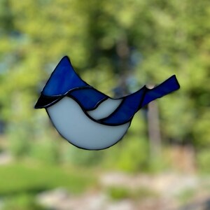 Blue Jay PATTERN for Stained Glass, Birds, Blue Bird, Window Decor ...