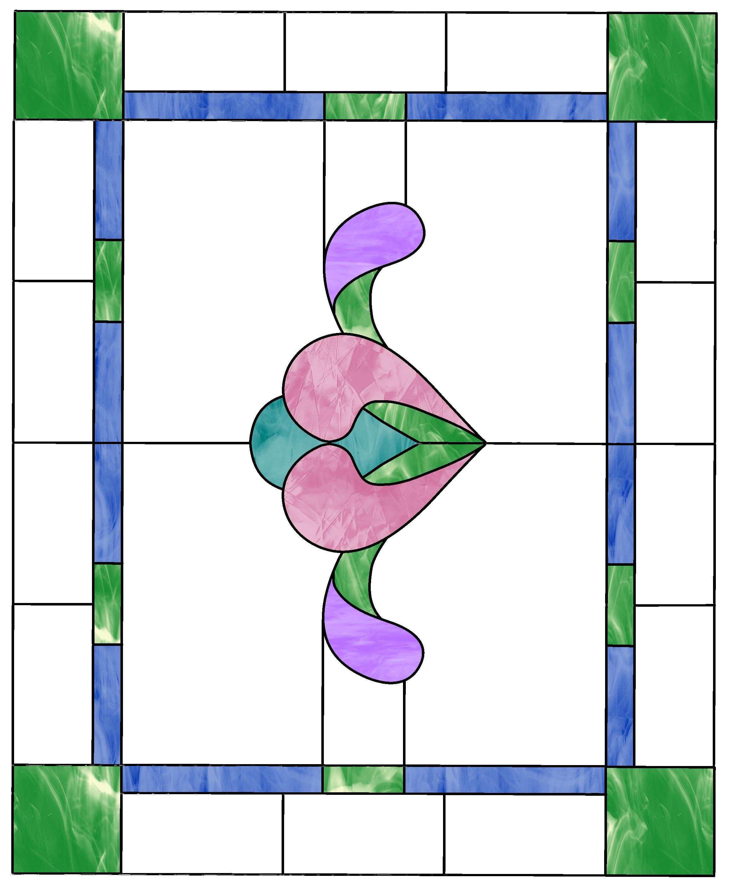 Victorian Stained Glass Pattern Copper Foil or Lead, Including SVG or ...