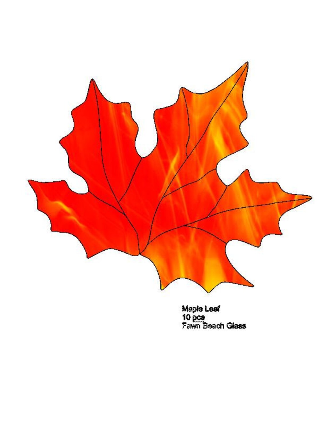 Maple Leaf Pattern STAINEDGLASS PATTERN Fall Decor Maple Syrup - Etsy ...