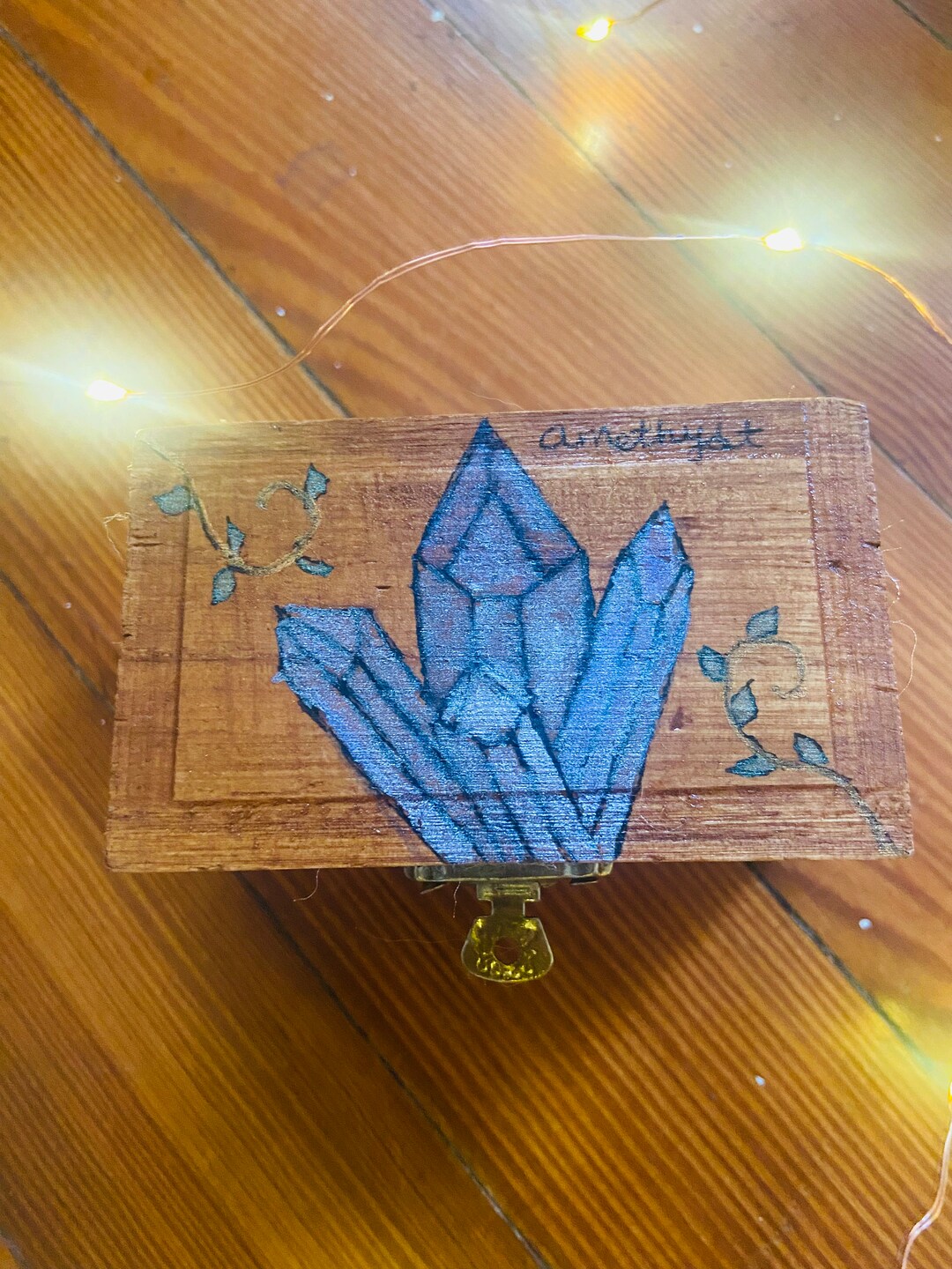 Amethyst Crystal Sprite Box - Etsy