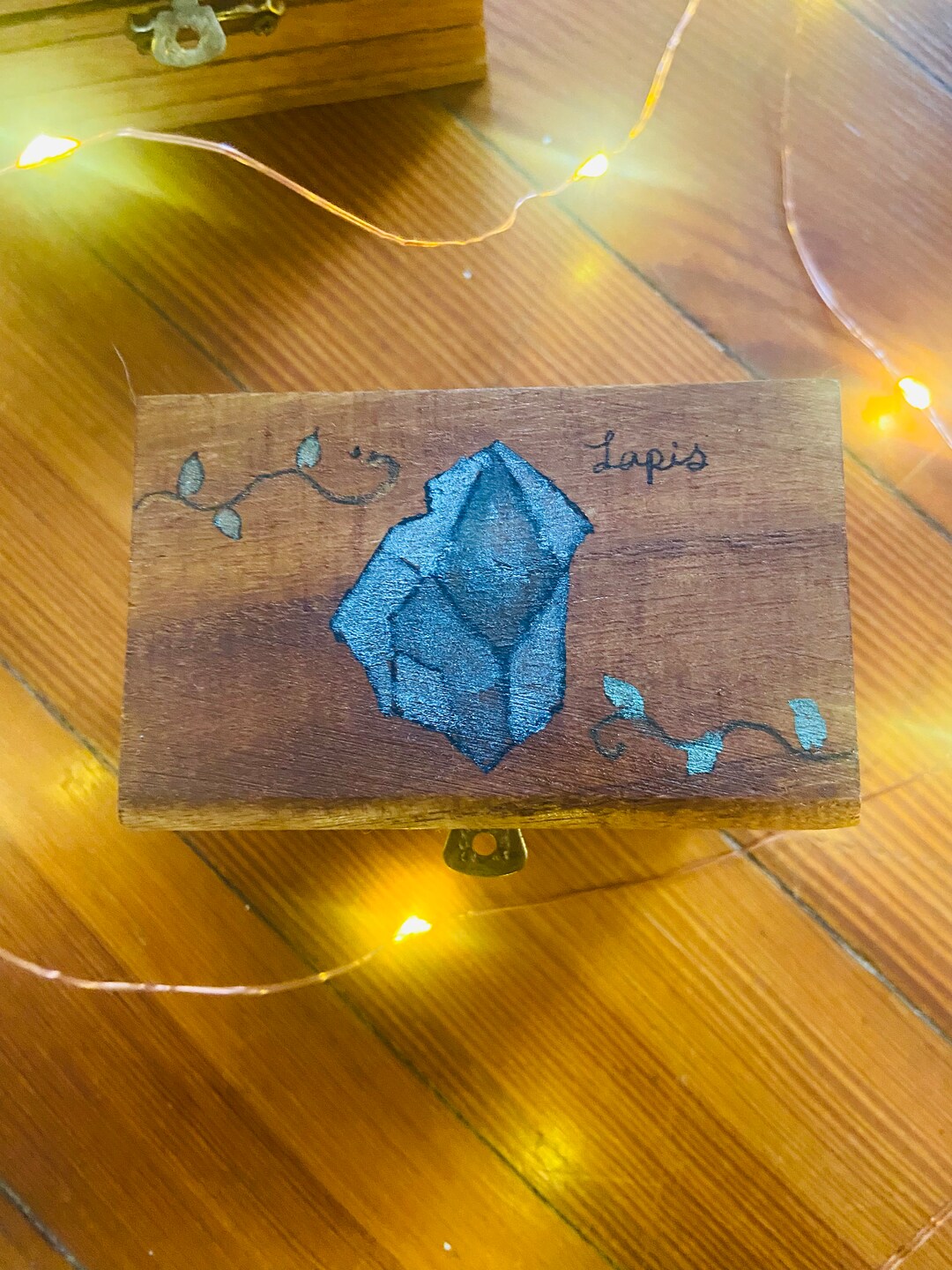 Lapis Crystal Sprite Box - Etsy