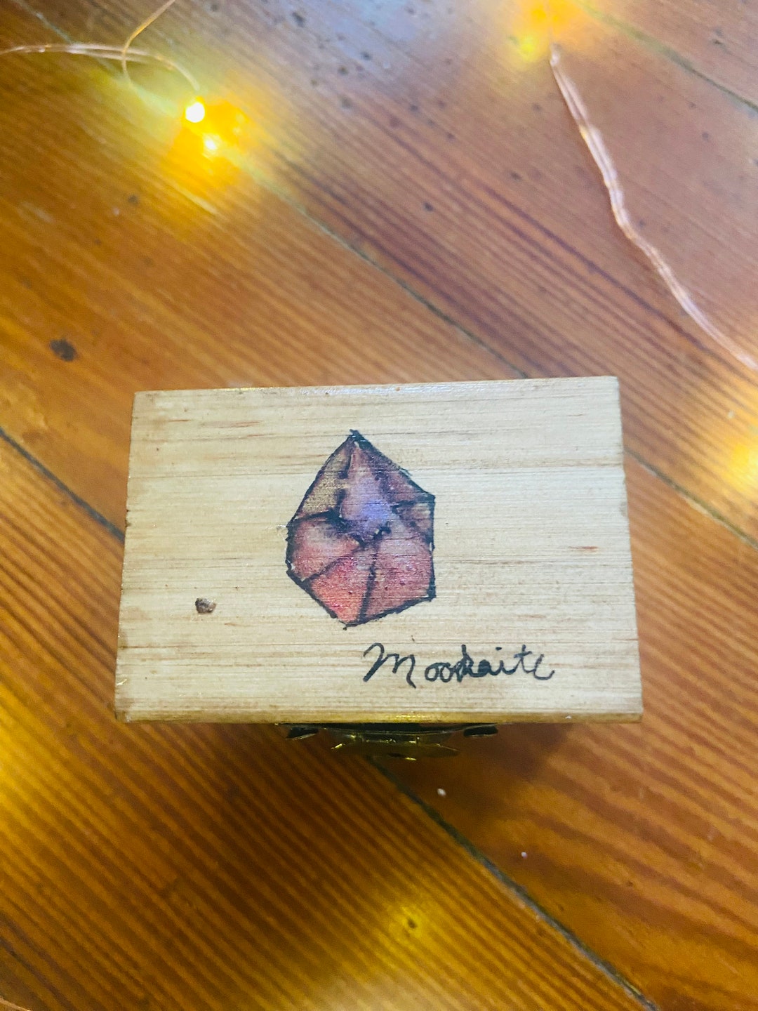 Moldavite Crystal Sprite Box - Etsy