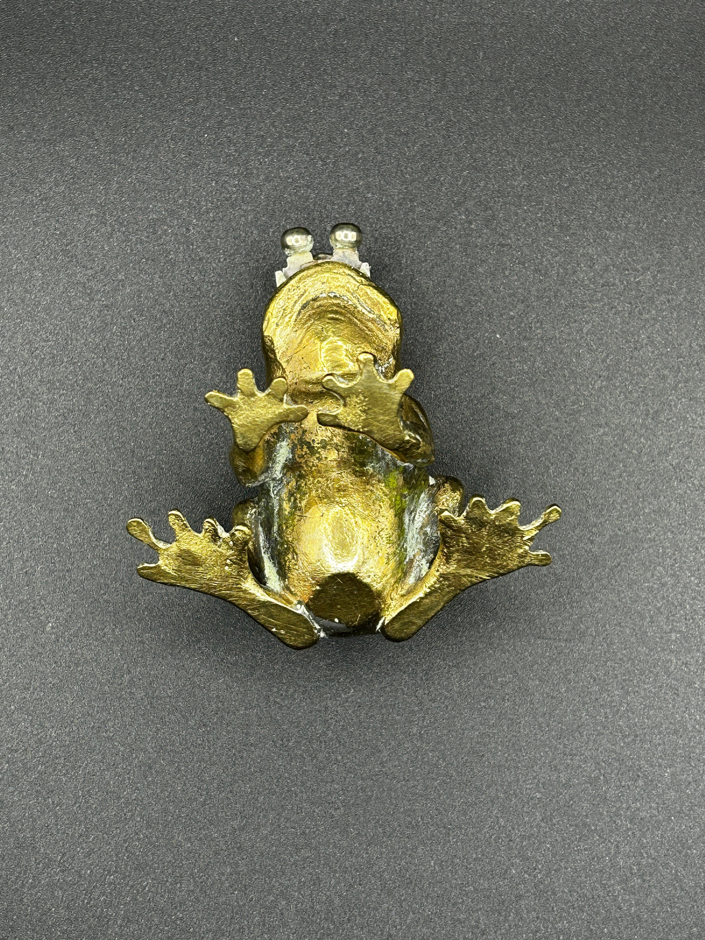 Vintage Brass Figural Frog Cigar Cutter - Etsy