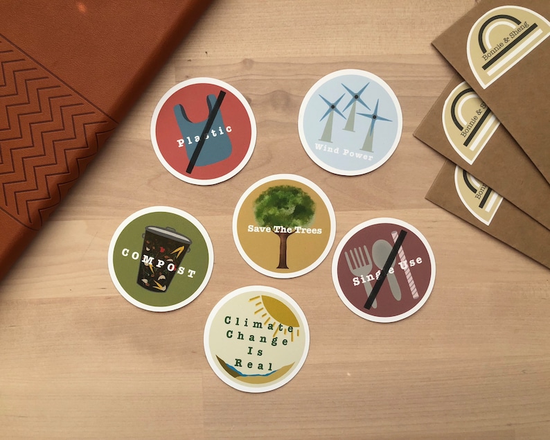 Sticker Pack - Protect the Environment Stickers, Global Warming, Be the ...