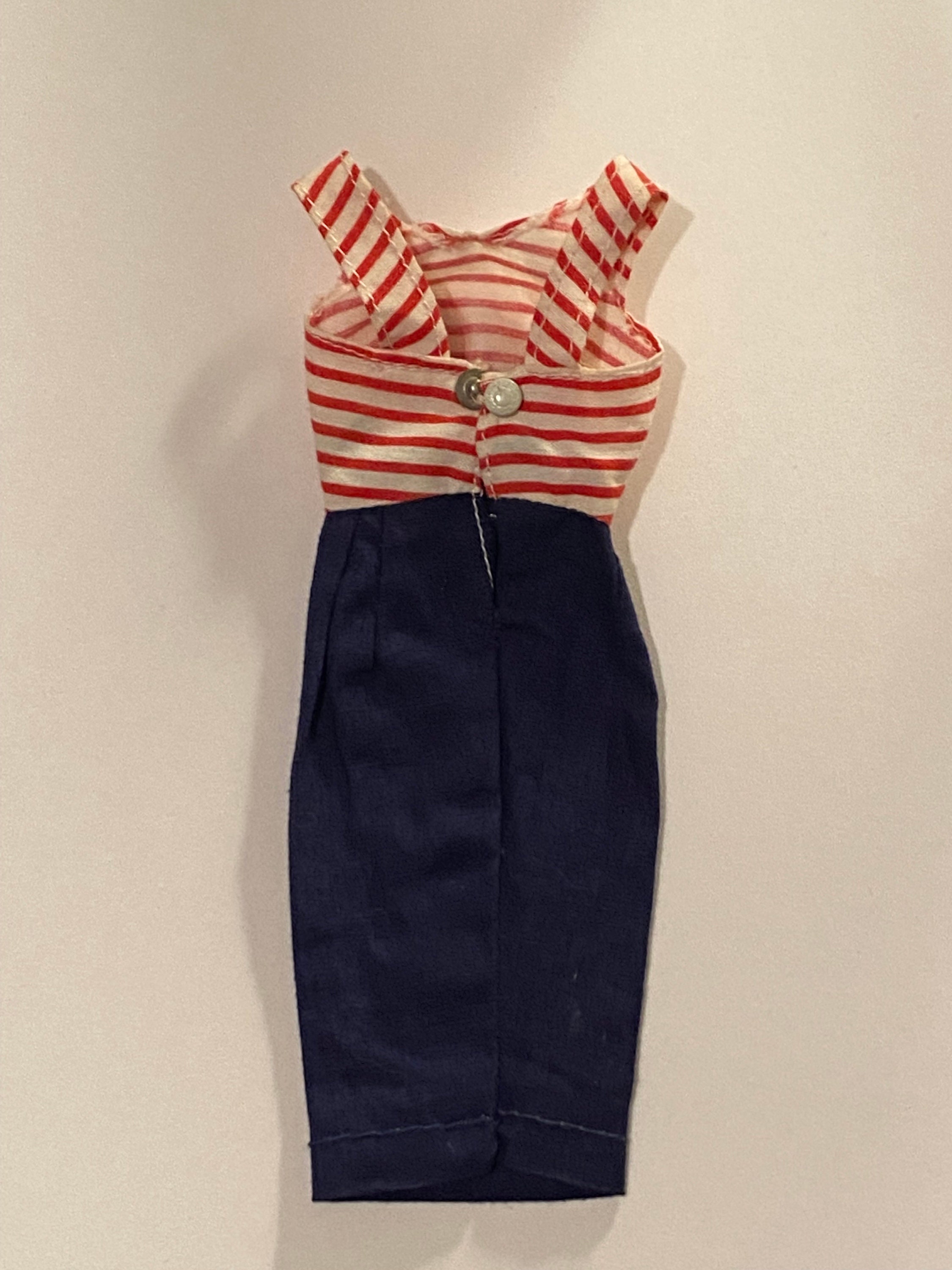 Vintage 1960s Barbie Suzette Babs Clone Roman Holiday Cruise Stripes ...