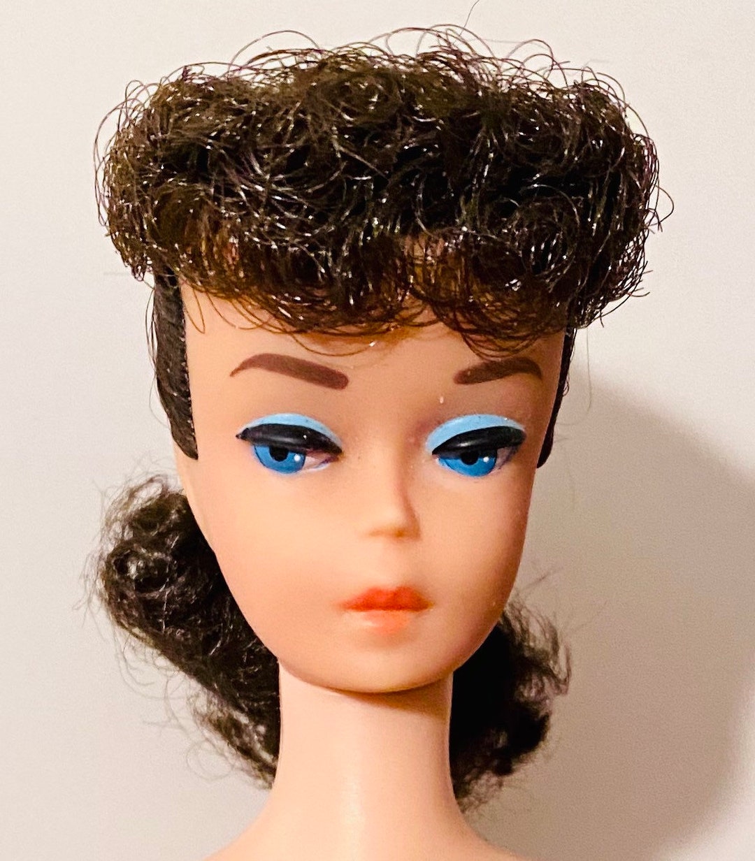Gorgeous Vintage 1964 Brunette Ponytail Barbie Doll Fashion Model 850 ...
