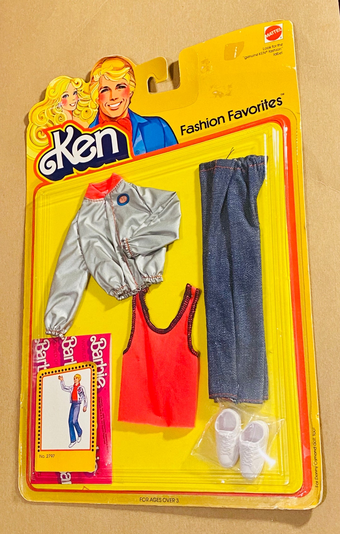 Vintage 1978 Superstar Barbie Ken Fashion Favorites 2797 Silver Diller ...