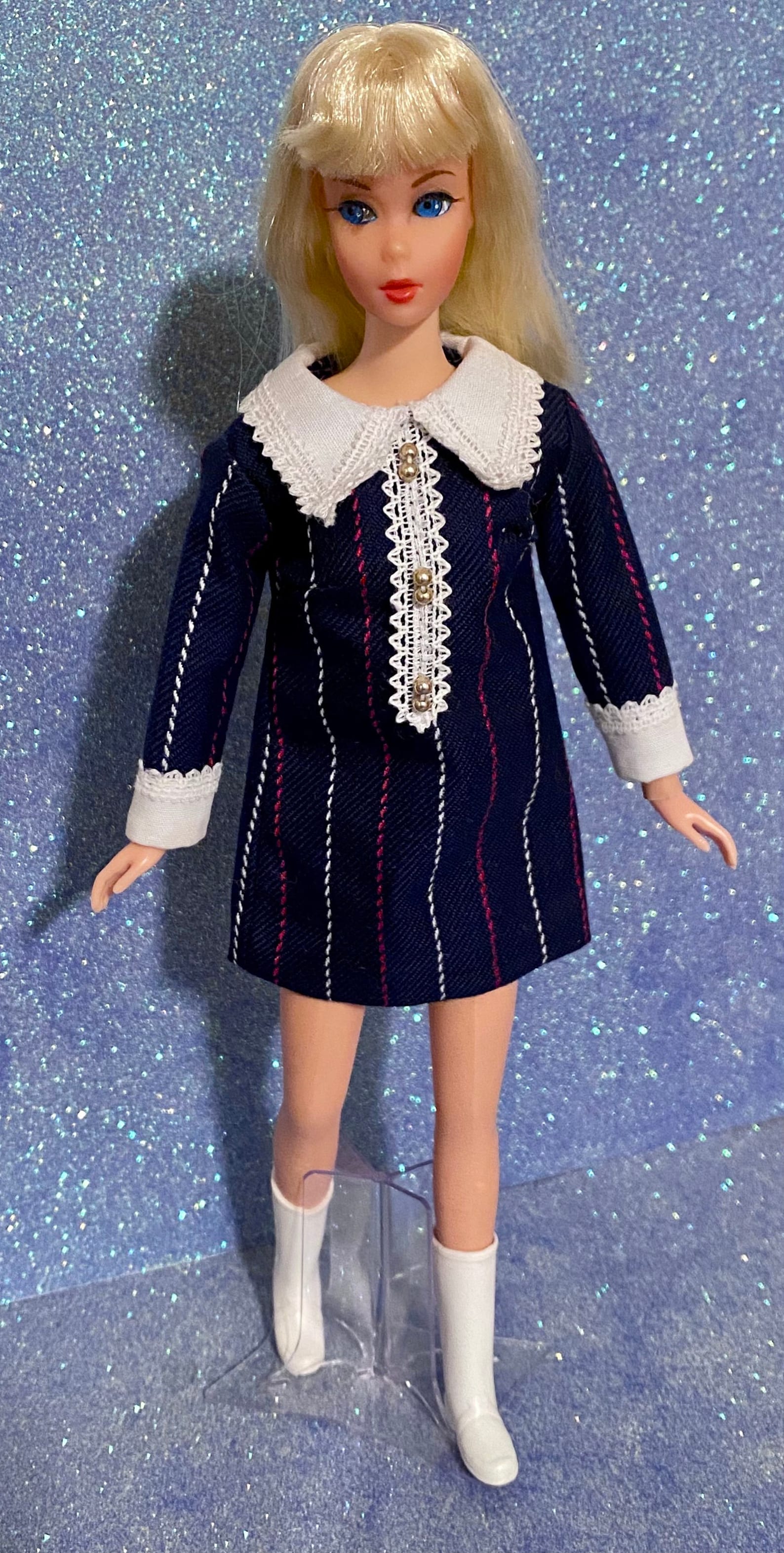 Vintage Mod Barbie Stacey 1969 Japanese Exclusive Fashion Mini Dress Tnt Era Etsy