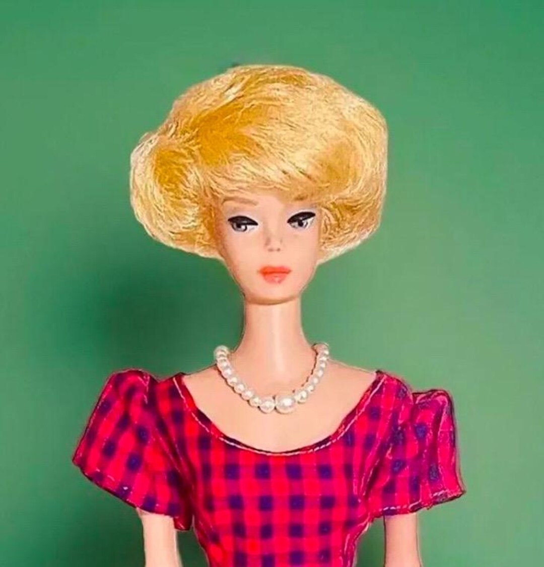 Vintage 1963 Lemon Blonde Bubble Cut Barbie 850 Mattel Japan - Etsy
