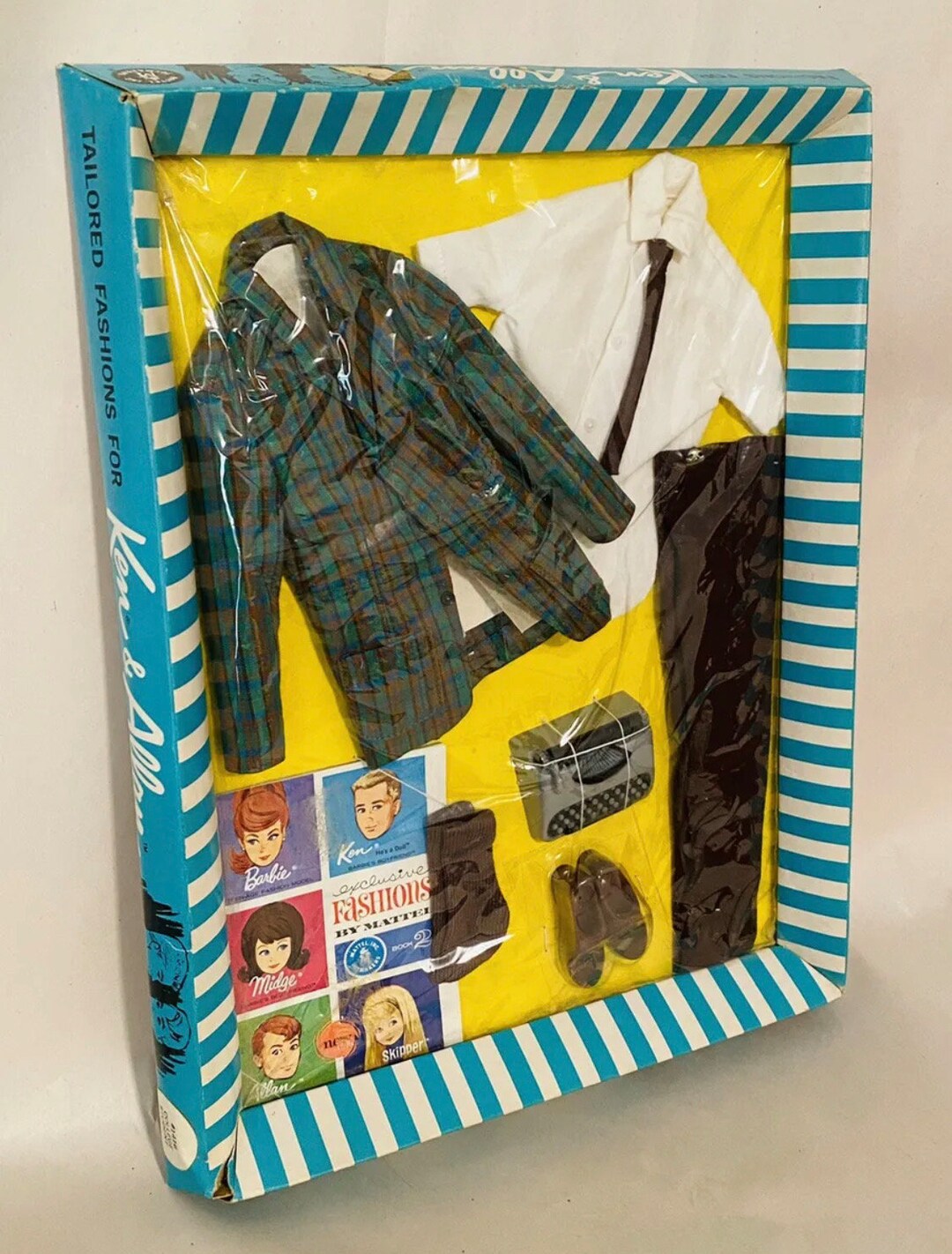 Vintage Barbie 1965 Ken Allan College Student Fashion 1416 NRFB - Etsy