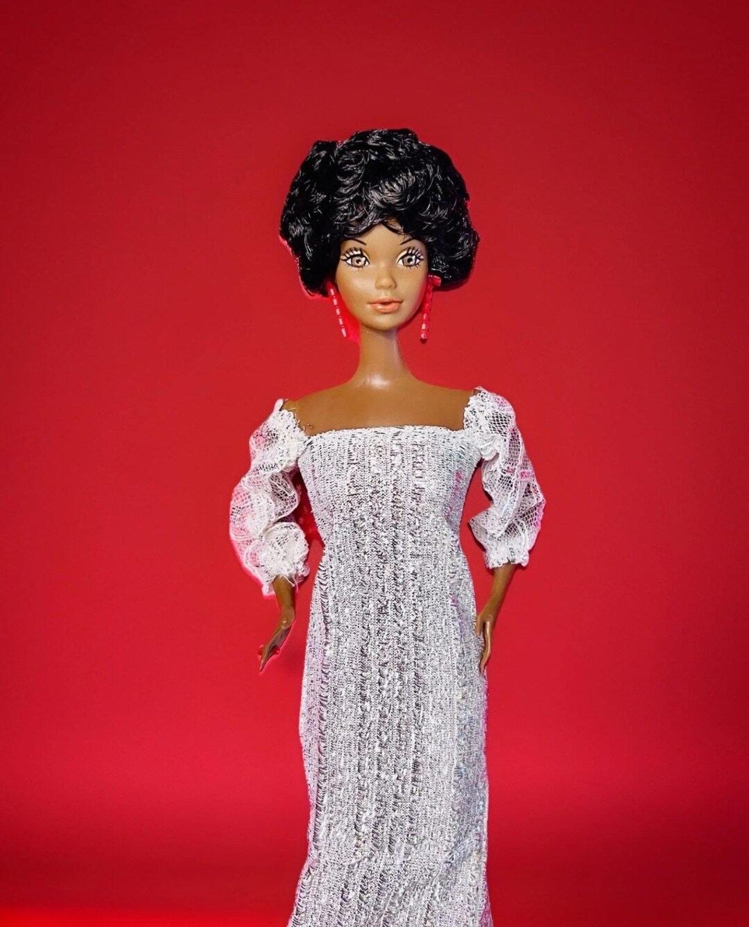 1978 Superstar Barbie Tuesday Taylor Jcpenney Quicksilver Evening Dress ...