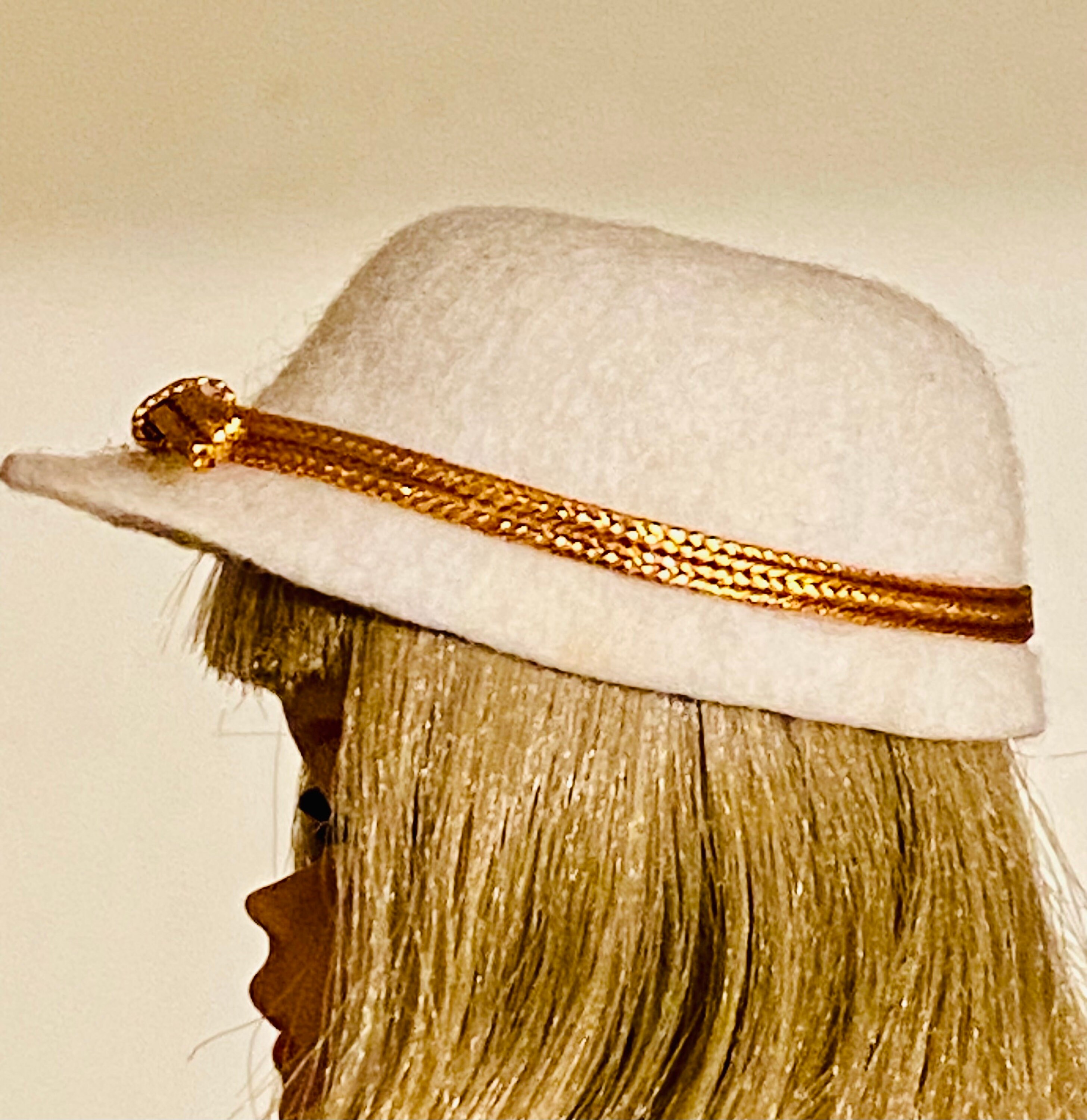 Vintage 1966 Barbie Midge Pak Glamour Hats Outdoor Art Show Hat NO DOLL ...