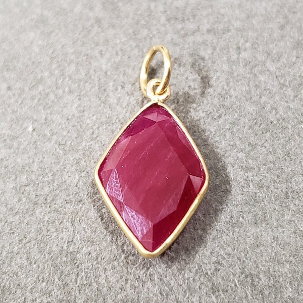 Ruby Pendant - Etsy