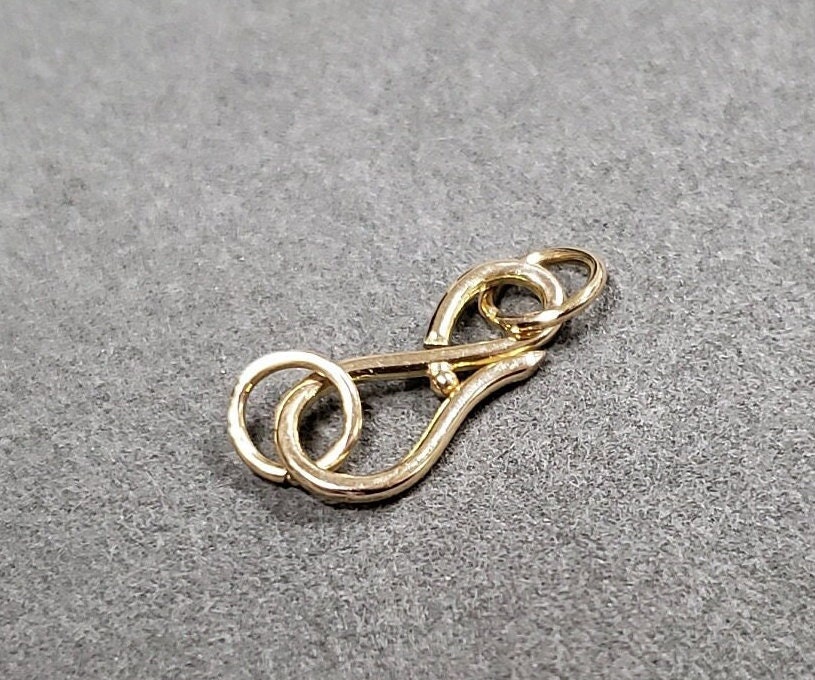 14k Gold S Shape Connector Bracelet & Necklace Link Gold - Etsy
