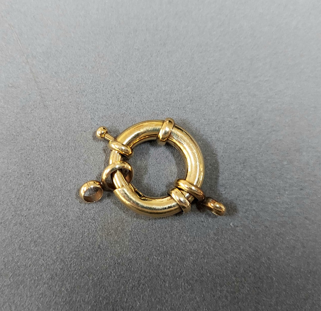 20 Mm Gold Filled Sailor Clasps, Handmade Jewelry, Gold Filled Clasps ...