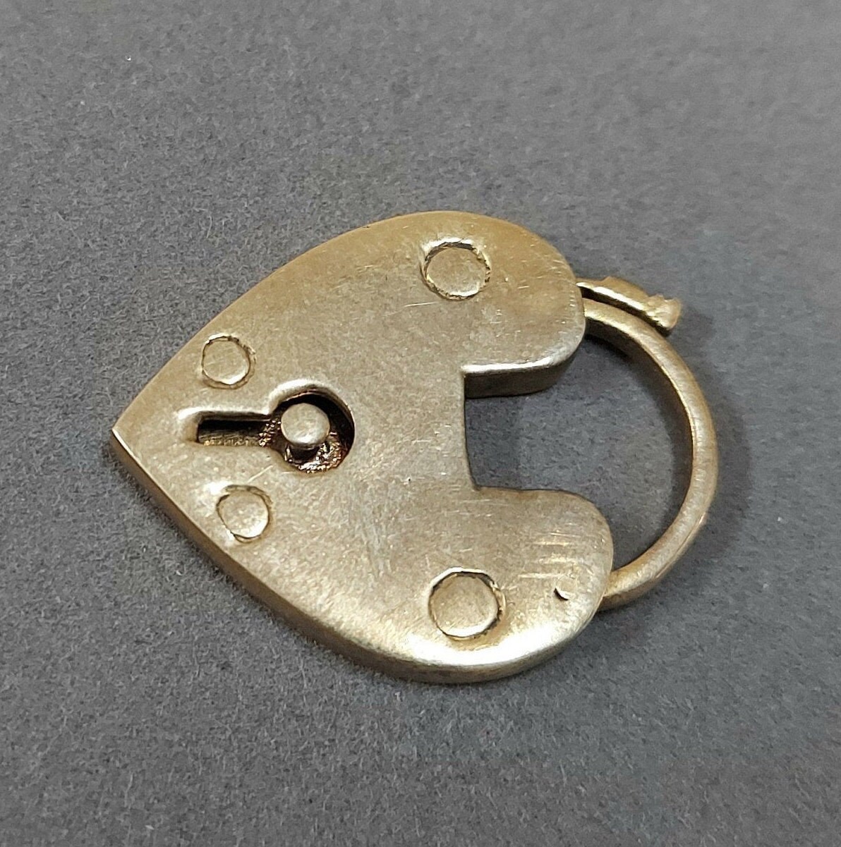 Gold Filled Heart Padlock Clasp: Handmade Necklace Connector (25mm) - Etsy