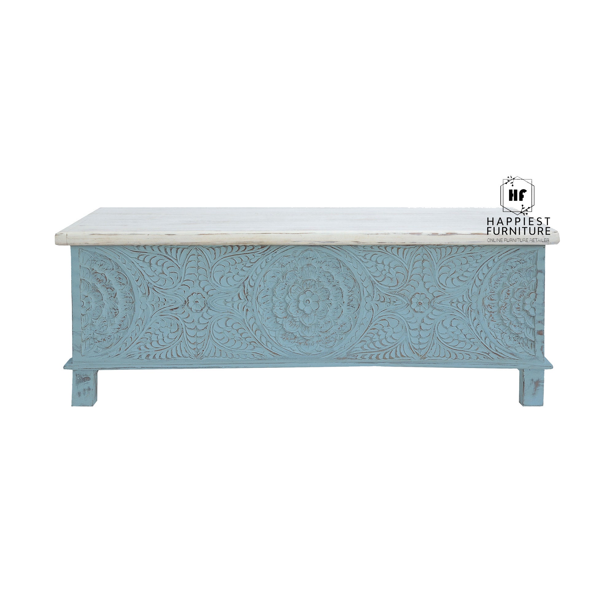 Wooden Reclaimed Wood Distressed Finished Solid Wood Trunk Coffee Table ...