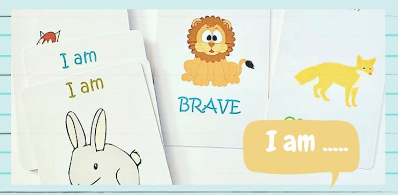 Animal Strength Cards, Confidence Building, EYFS, Affirmation Card - Etsy