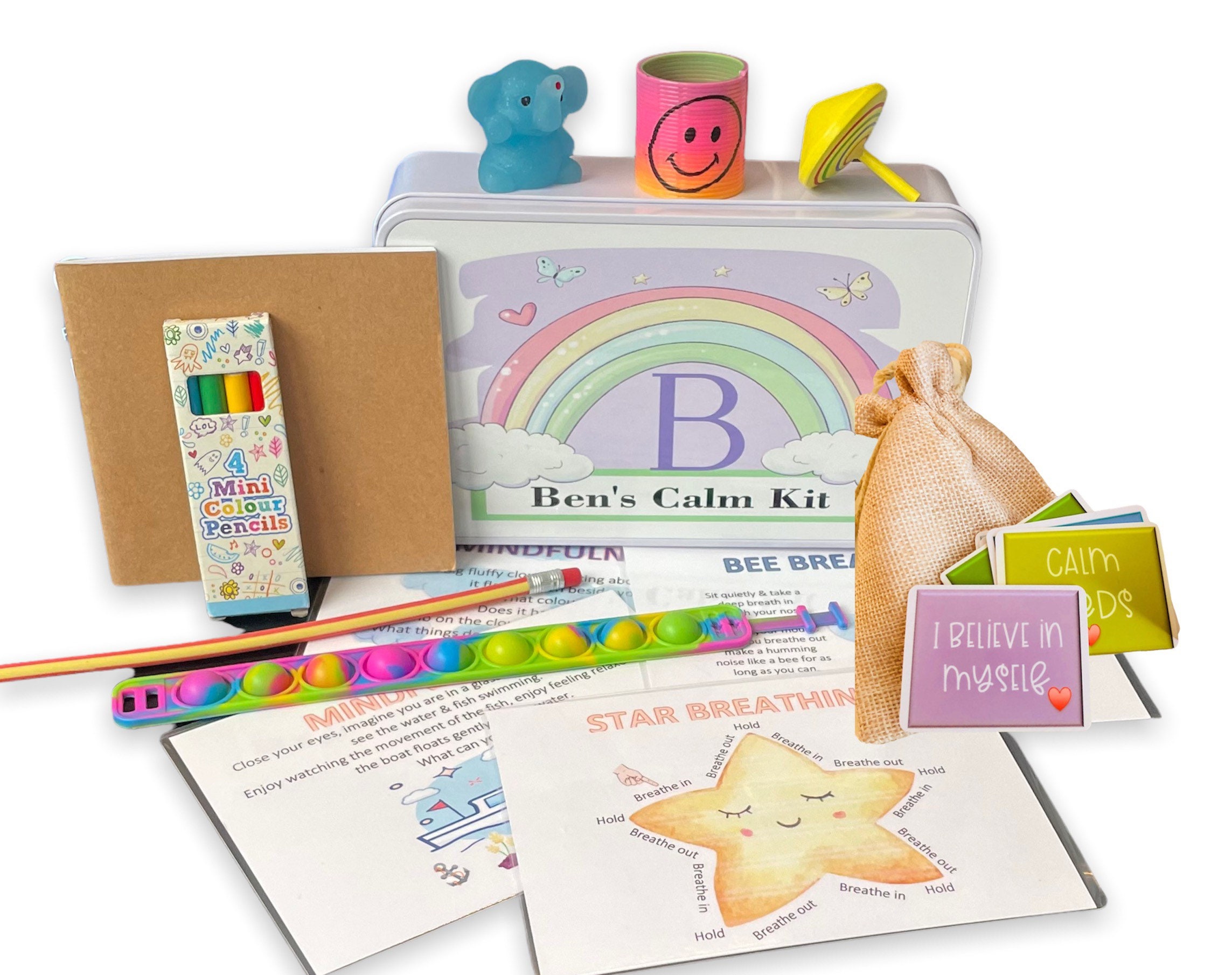 Calm Kit Coping Strategies Personalised Calm Down Kit Anti - Etsy