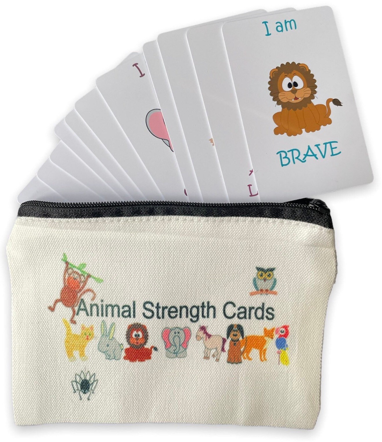 Animal Strength Cards, Strengthcard, Building Relationships, Positive ...