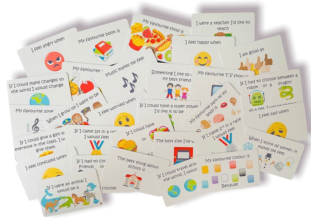 Community Circle Time Cards, Classroom Icebreaker, 30 Cards - Etsy