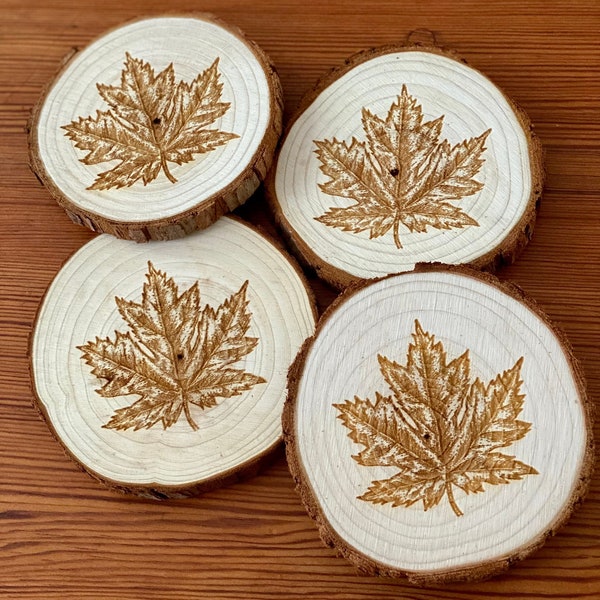 Leaf Coasters - Etsy