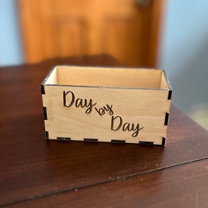 Engraved Wooden Perpetual Calendar: Baltic Birch Desk Decor - Etsy