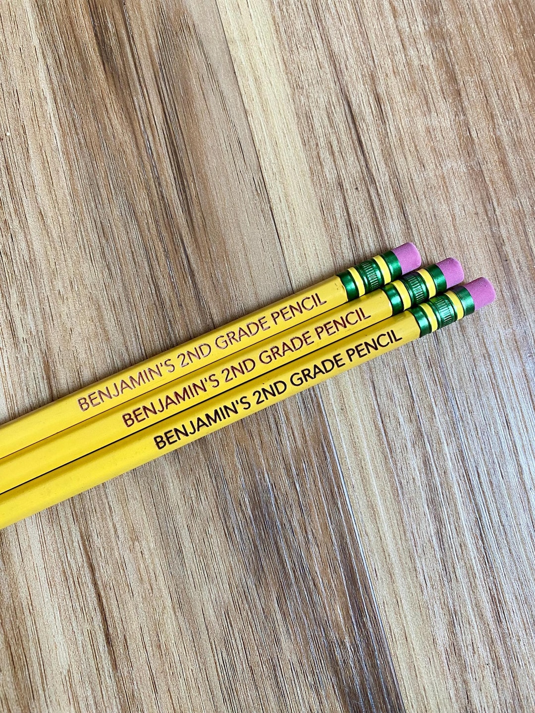 Personalized #2 Pencils - Engraved Custom Pencils With Erasers and Pre ...