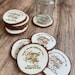 Custom Wood Slice Wedding Favors Laser Engraved With - Etsy