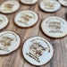 Custom Wood Slice Wedding Favors Laser Engraved With - Etsy