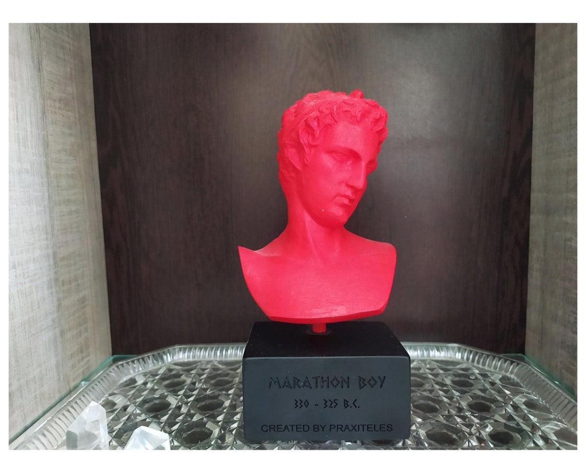 Ancient Greek Art, Marathon Boy Bust, Greek Sculpture - Etsy