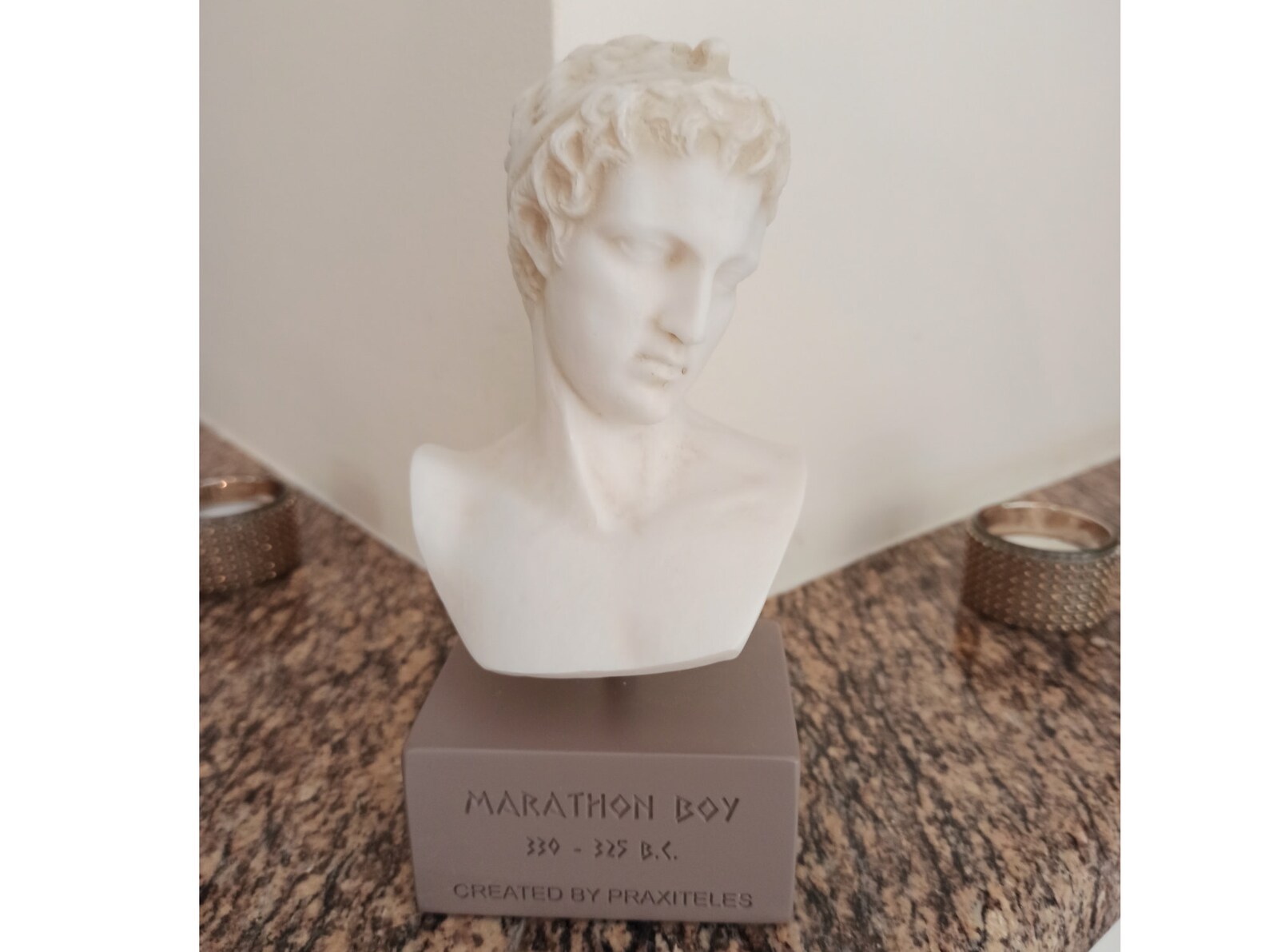 Ancient Greek Art Marathon Boy Bust Greek Sculpture - Etsy