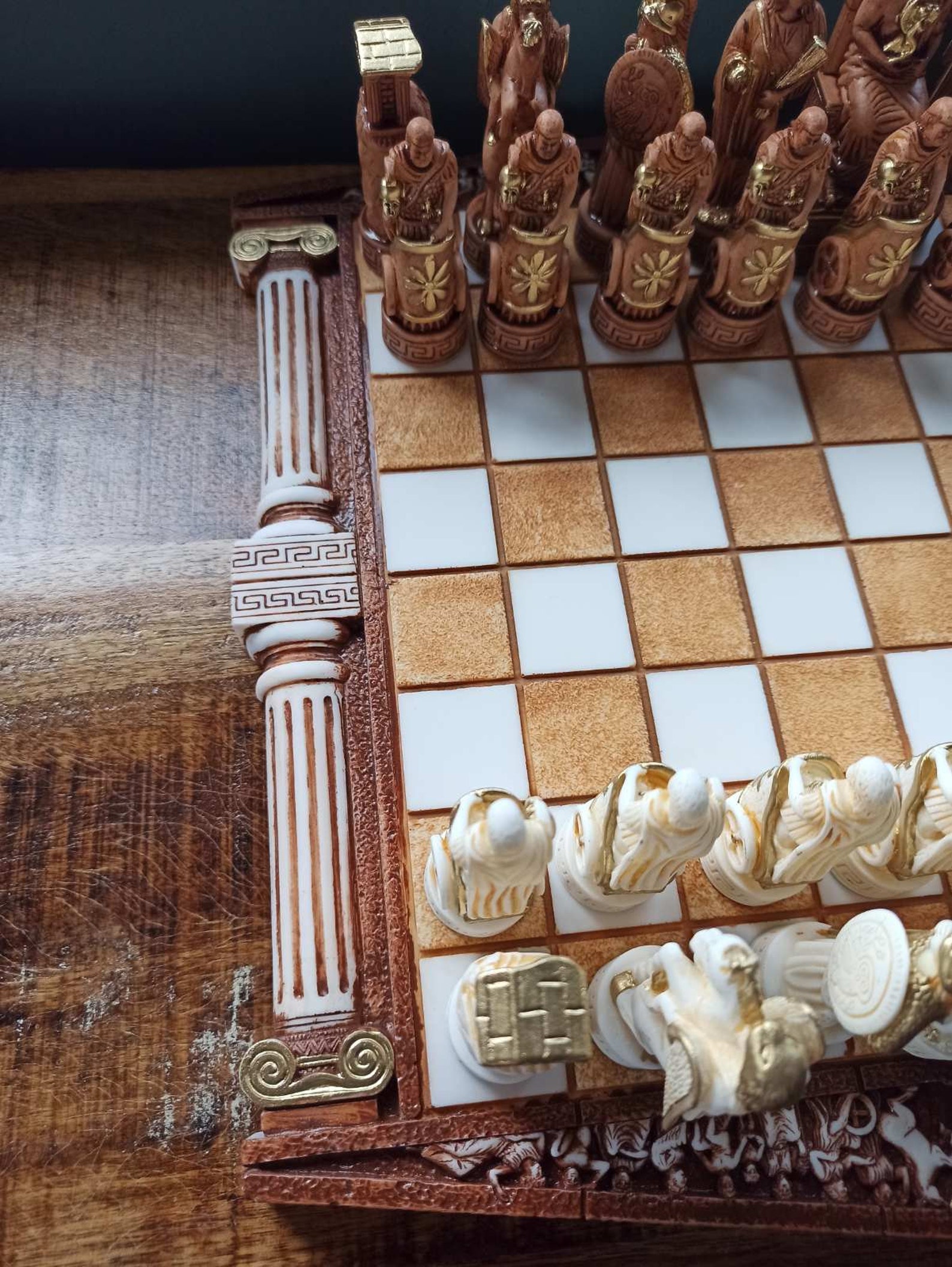 Chess Board, Ancient Greek Art, Greek Mythology Gods - Etsy