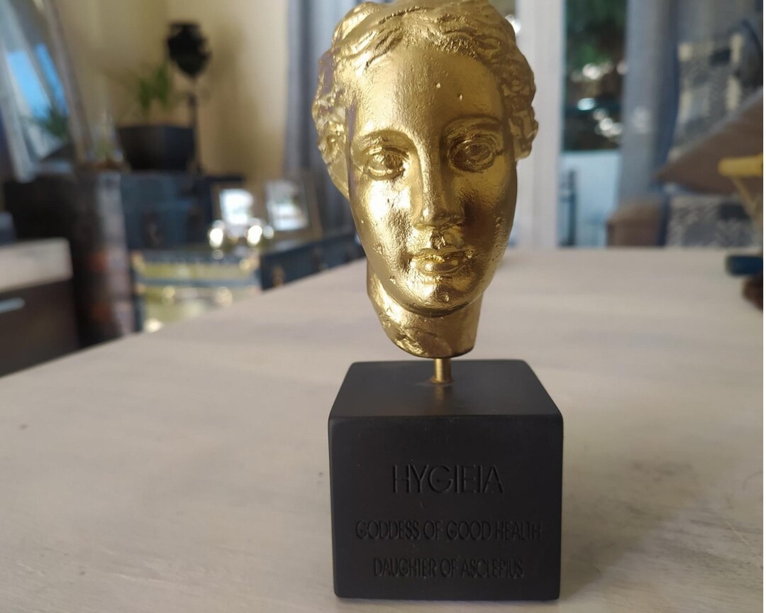 Ancient Greek Statue Hygeia Handmade Goddess of Health Sculpture - Etsy