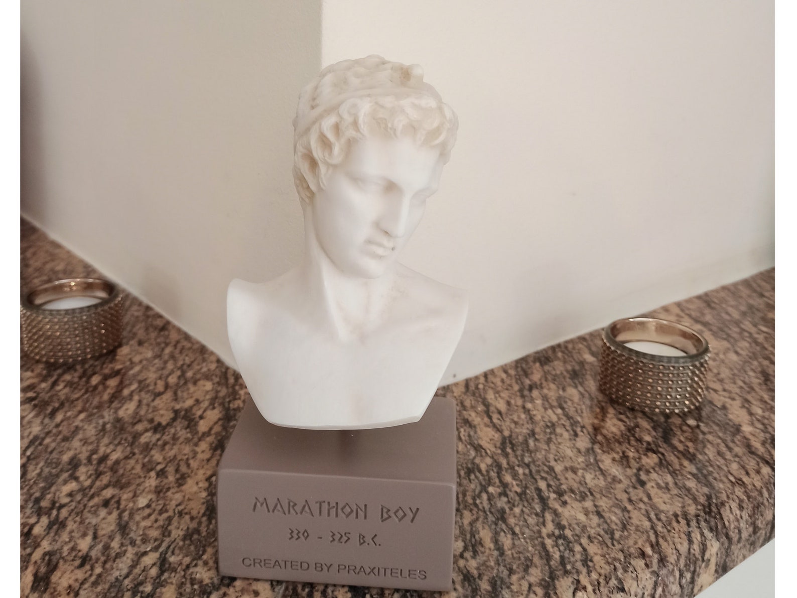 Ancient Greek Art Marathon Boy Bust Greek Sculpture - Etsy