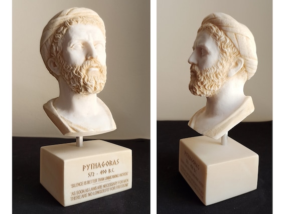 Pythagoras Bust Drawing Easy