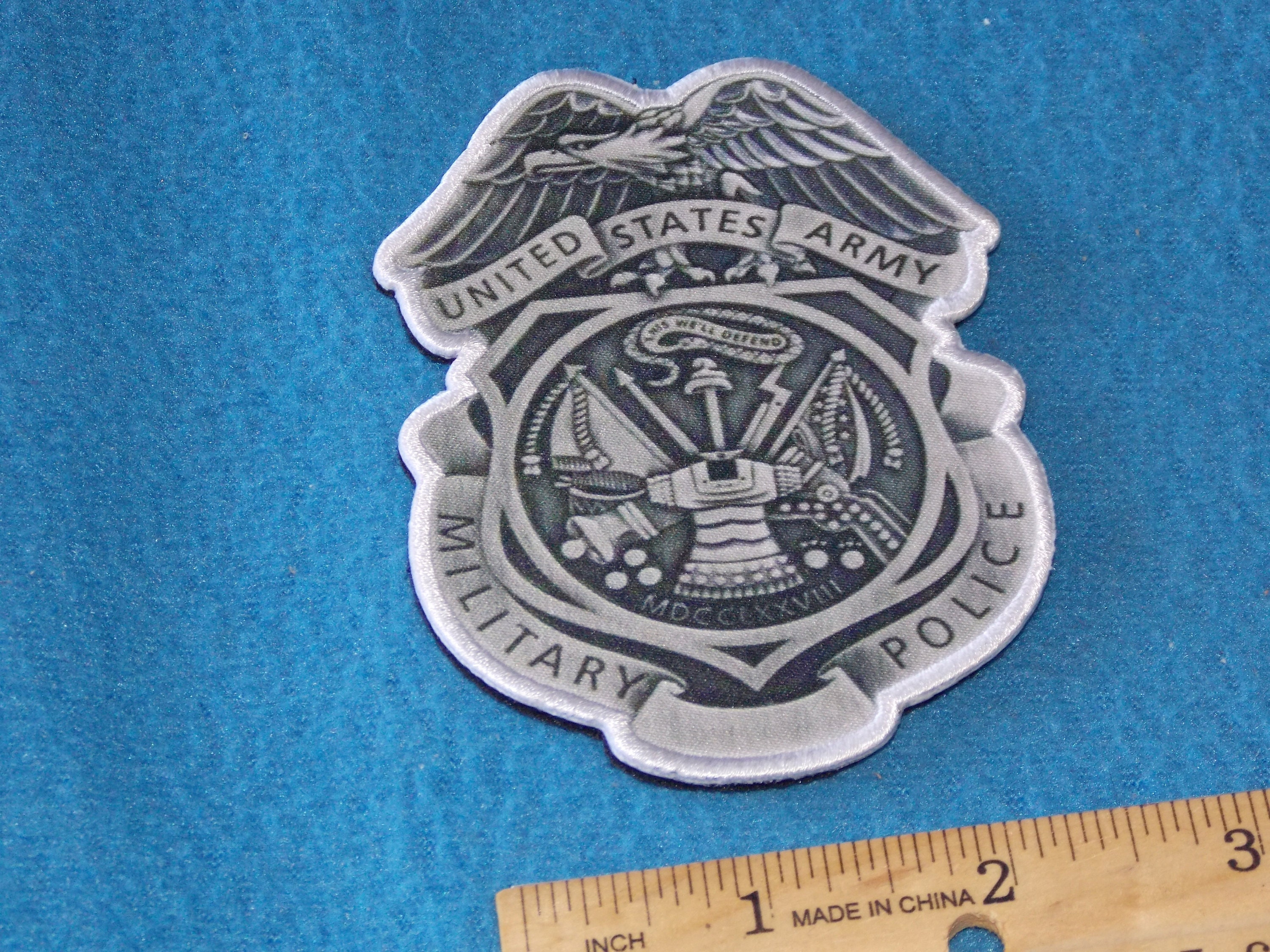 VINTAGE U.S.ARMY Military Police Patch FULL Size 2 3/4 X | Etsy