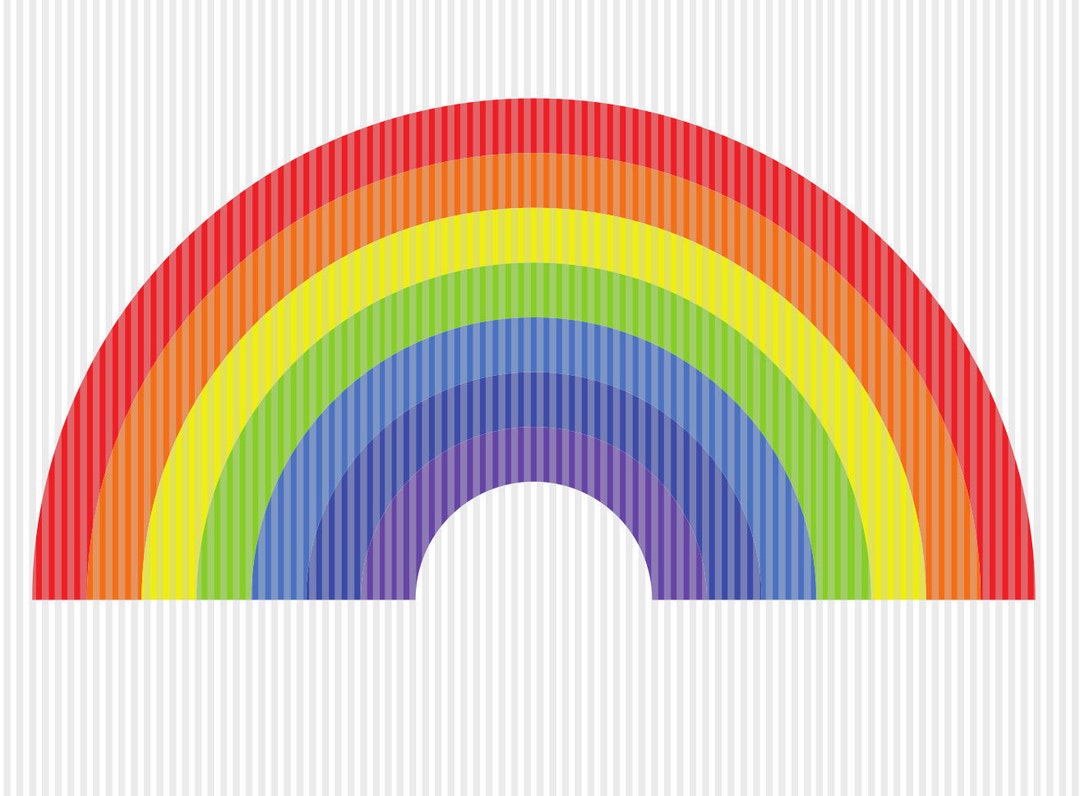 Rainbow Svg, Rainbow, Weather Svg, Eps, Png, Dxf, Rainbow Vector ...