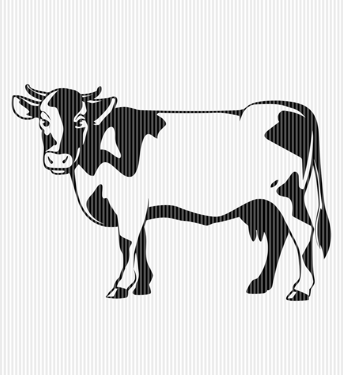 Melkkoe svg, Koe svg, Melkkoe SVG, dxf, eps, png, Cut Files, Design ...