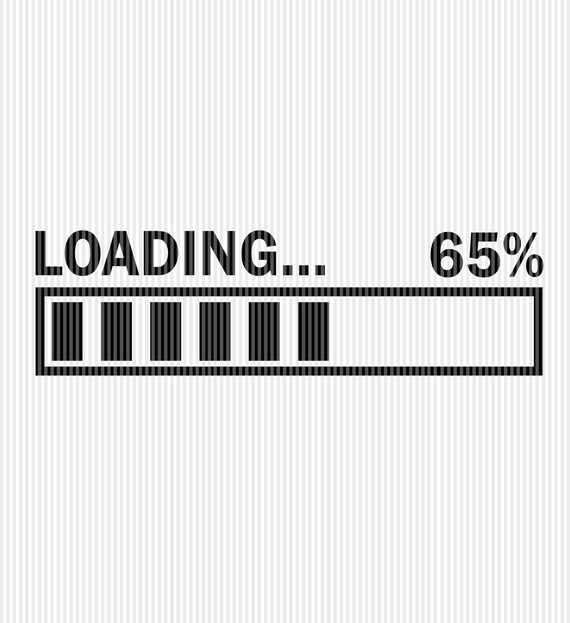 Loading SVG Loading Bar Svg Loading Silhouette Svg Progress | Etsy UK