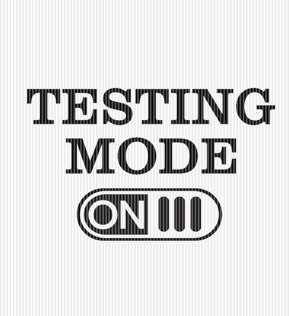 Testing Mode on Svg Test Day SVG Testing Svg Test Svg - Etsy