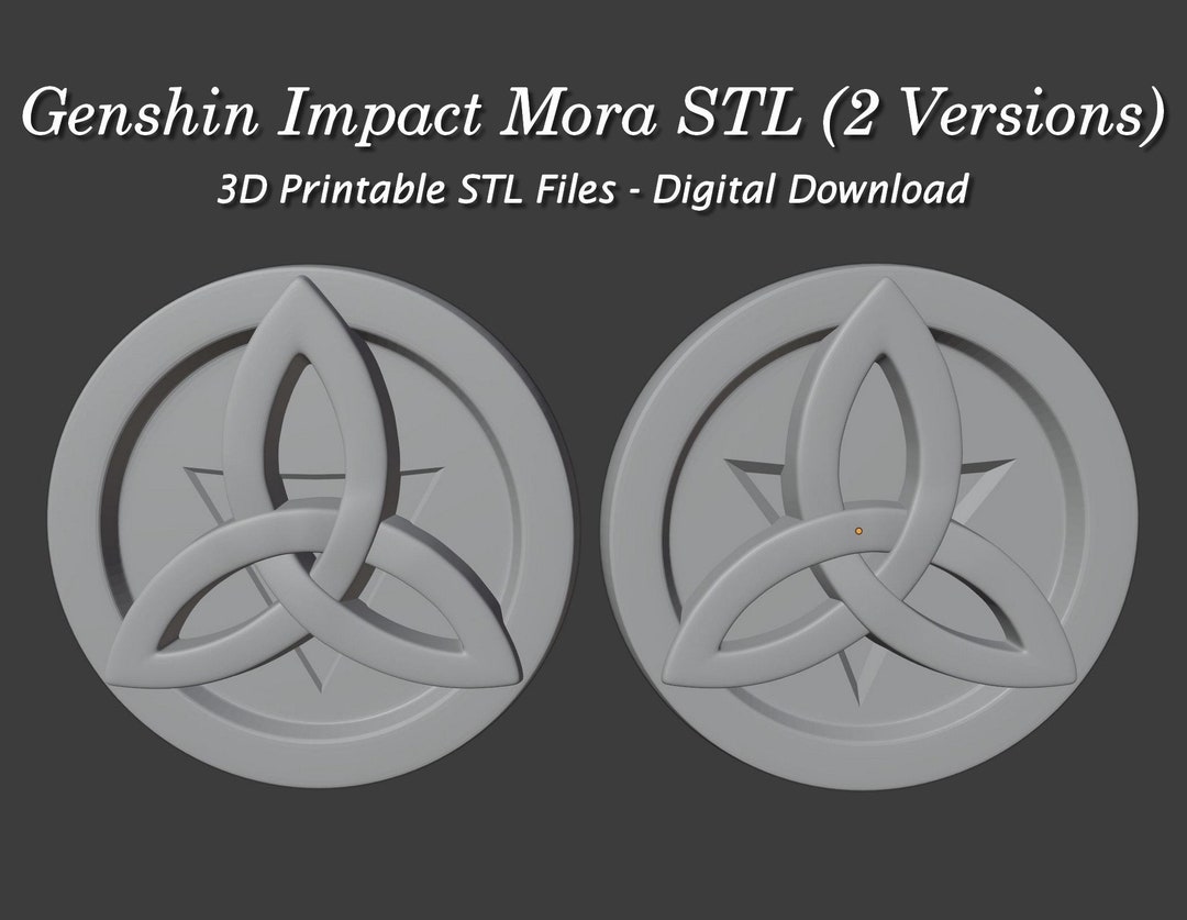 Mora From Genshin Impact (2 Versions) - Stl-file for 3D Printing - Etsy