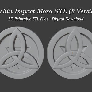 Mora From Genshin Impact (2 Versions) - Stl-file for 3D Printing - Etsy
