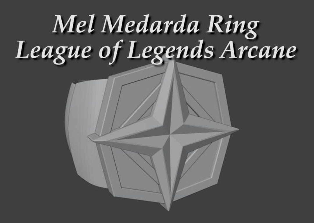 Mel Medarda's Ring From League of Legends ARCANE - STL File for 3D ...