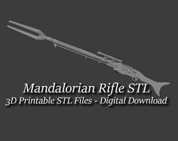 Rifle From the Mandalorian Stl-file for 3D Printing | Etsy