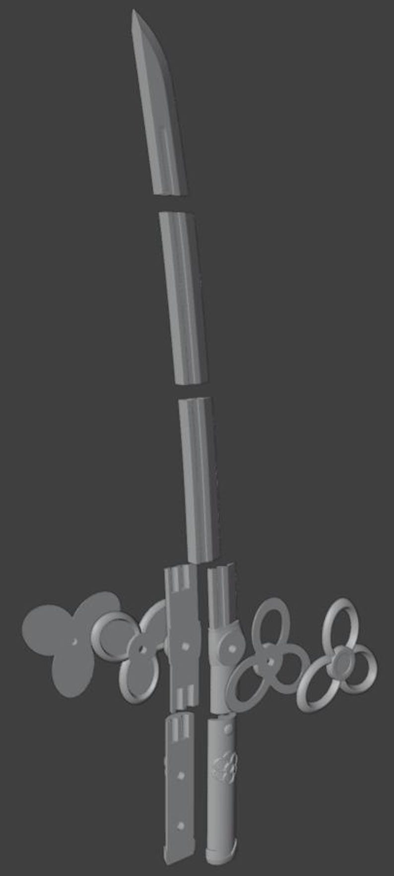 Chiori Sword From Genshin Impact STL File for 3D Printing - Etsy Australia