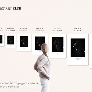 Orion Constellation Print - the Sword and Belt of Orion | Vintage ...